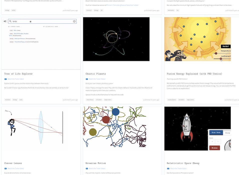 Collections – The Science Playground
